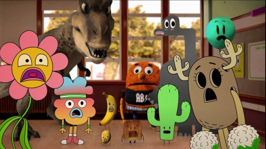 Den Fantastiske Verden Av Gumball Tapet Gumball And Darwin Wallpaper